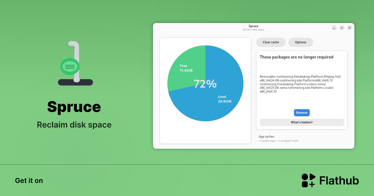 Install Spruce on Linux | Flathub