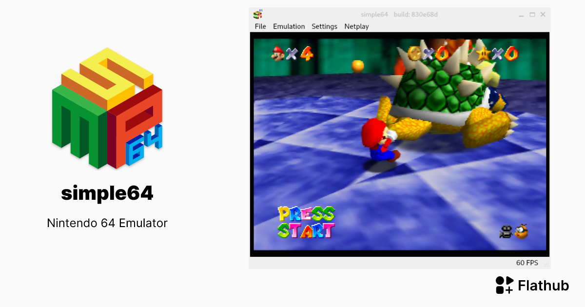 Menginstal simple64 di Linux | Flathub