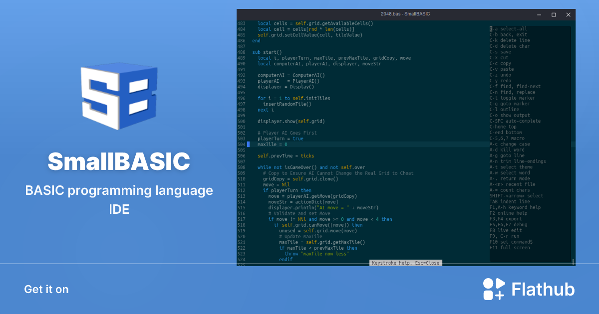 نصب SmallBASIC روی گنو/لینوکس | فلت‌هاب