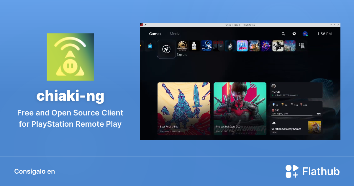 Instalar chiaki-ng en Linux | Flathub