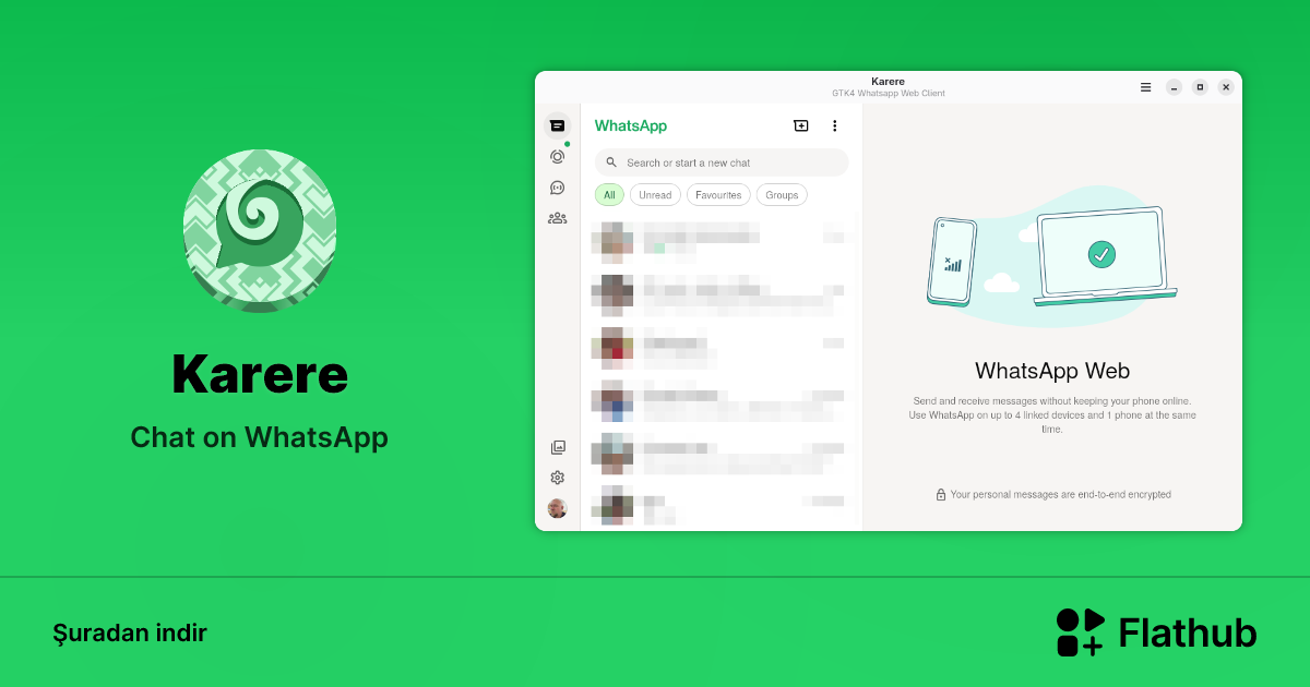 Karere uygulamasını Linux'ta kur | Flathub