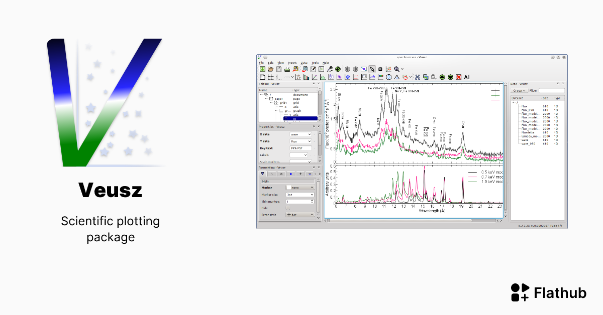Installer Veusz sur Linux | Flathub