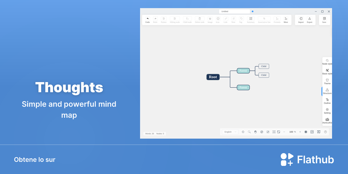 Installar Thoughts Sur Linux Flathub 0568