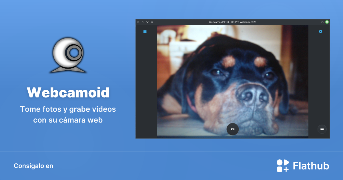 Instalar Webcamoid en Linux | Flathub