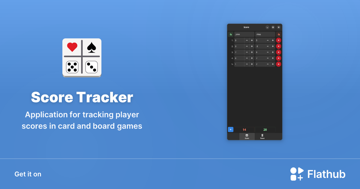 Install Score Tracker on Linux | Flathub