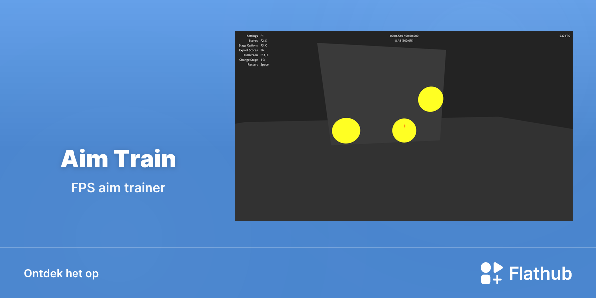 Installeer Aim Train op Linux | Flathub