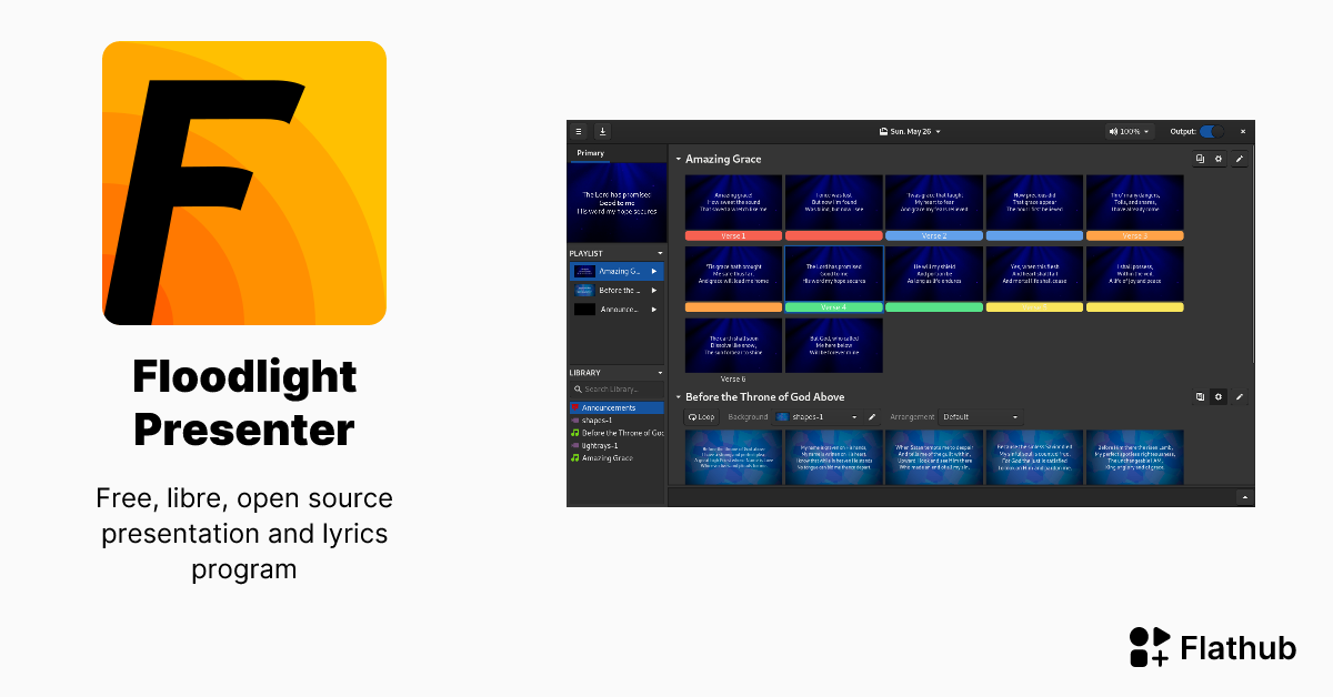Install Floodlight Presenter on Linux | Flathub