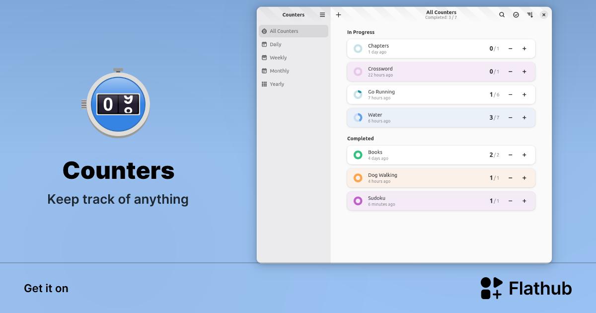 Install Counters on Linux | Flathub