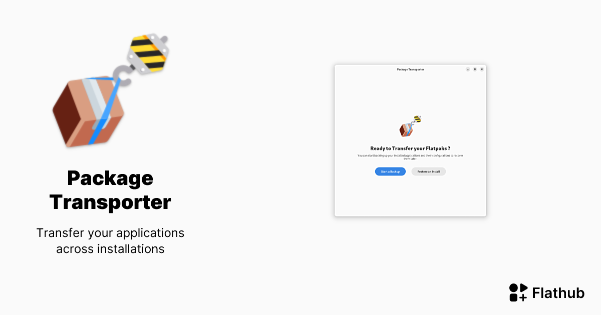 Instalar Package Transporter en Linux | Flathub