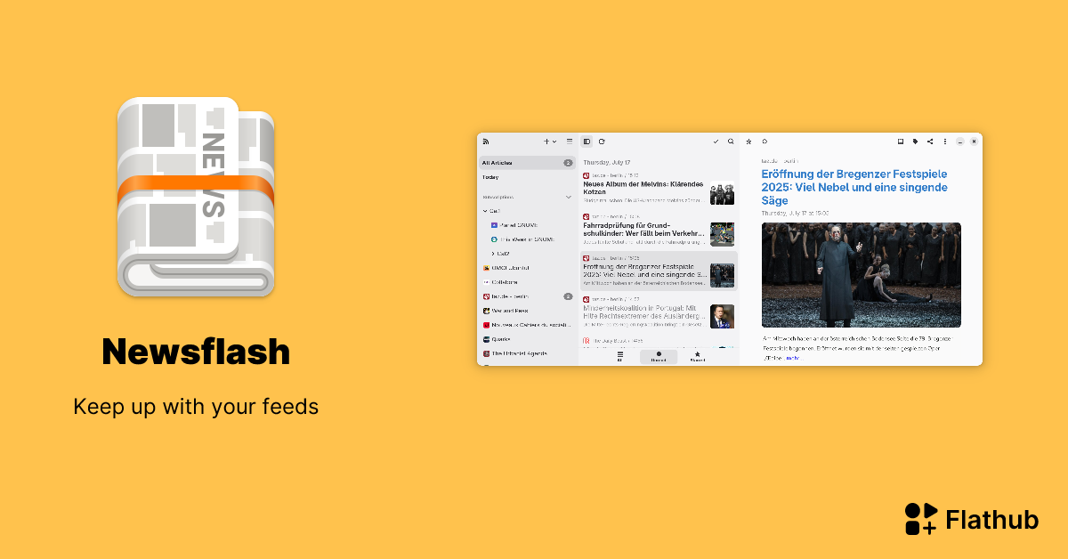 Install Newsflash on Linux | Flathub
