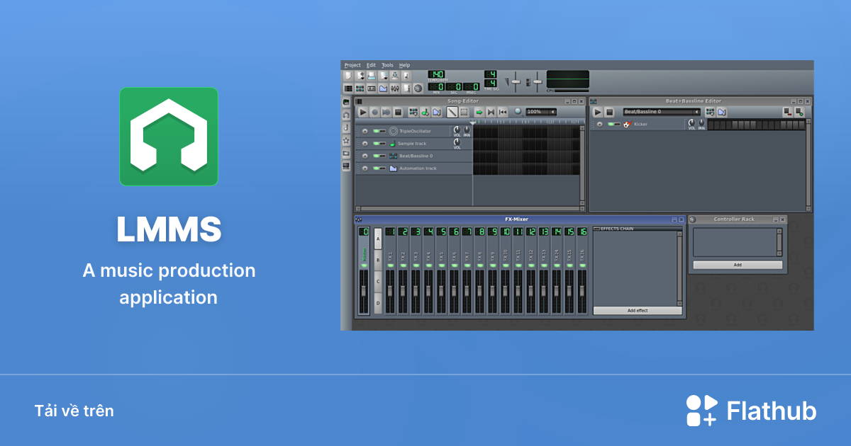 Cài đặt LMMS trên Linux | Flathub