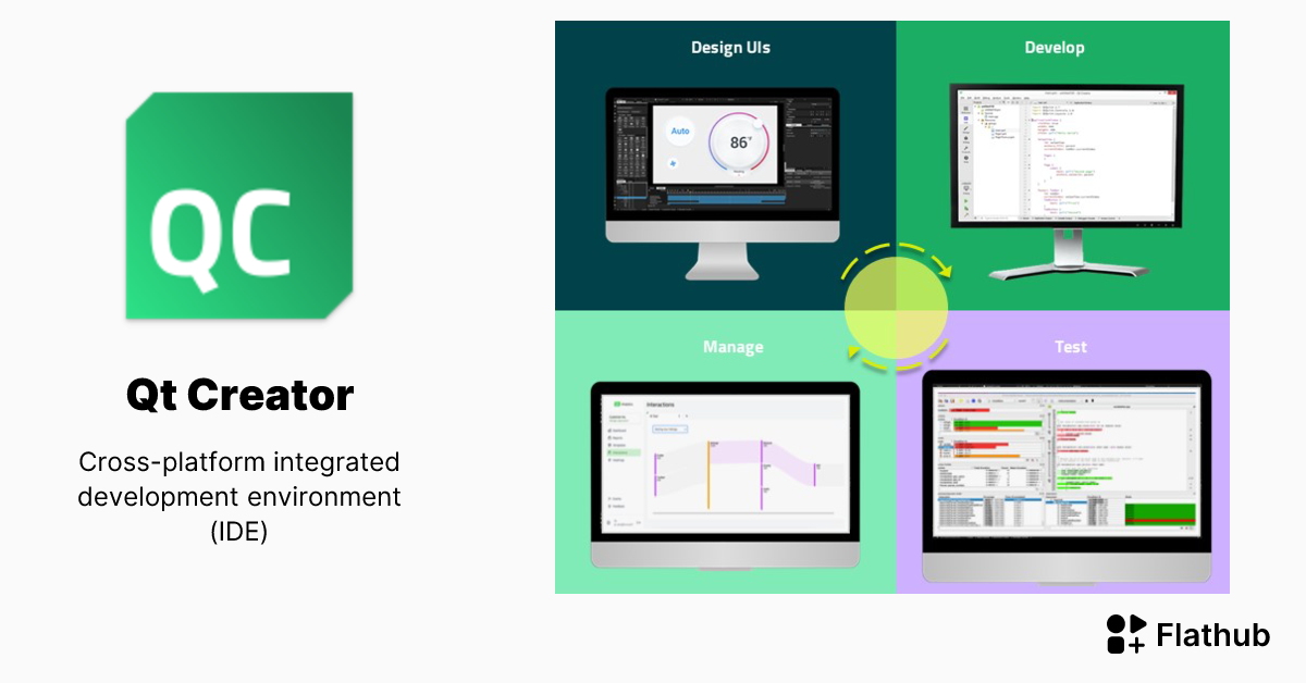 Qt Creator uygulamasını Linux'ta kur | Flathub