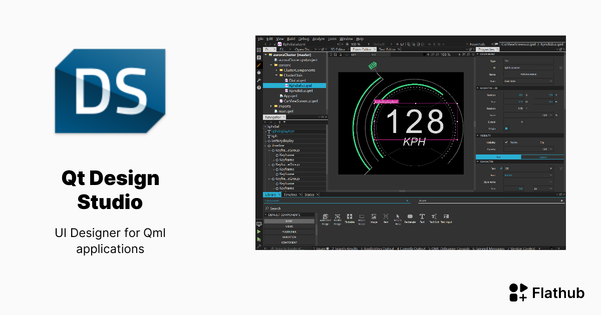 Instalar Qt Design Studio no Linux | Flathub