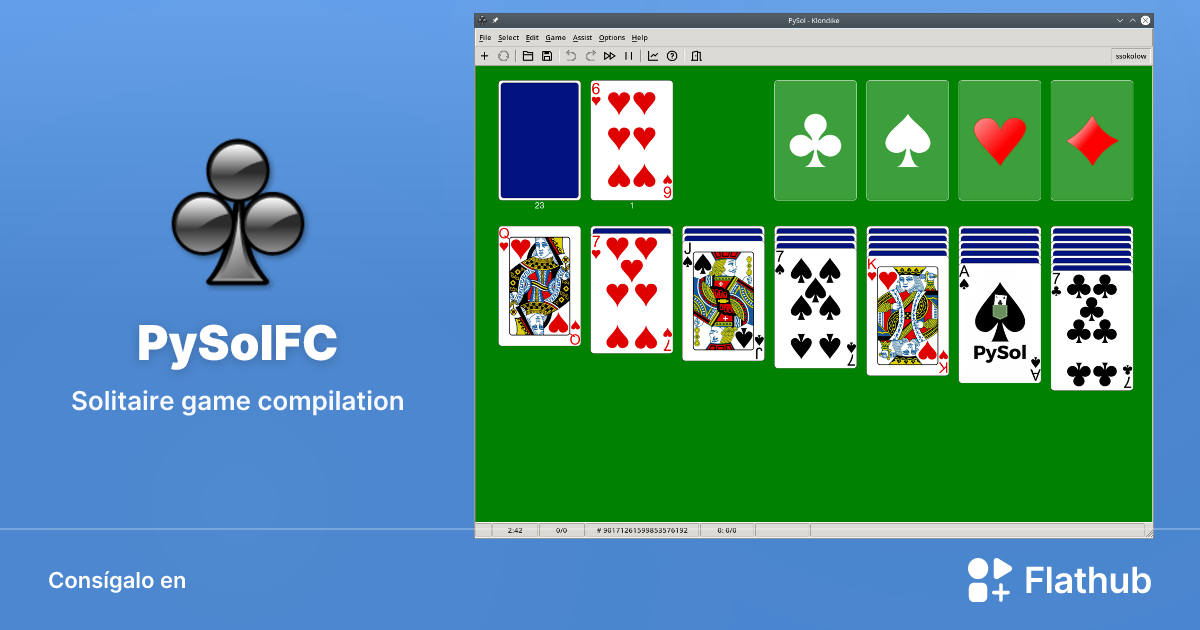 Instalar PySolFC en Linux | Flathub