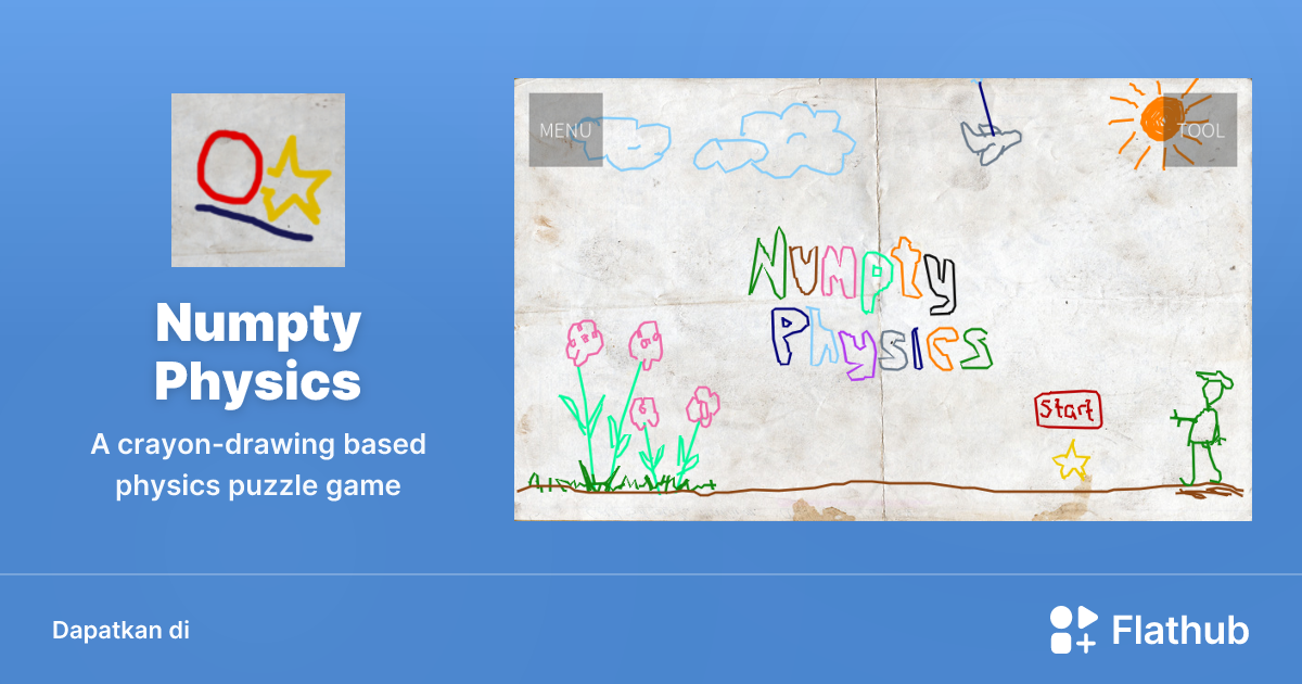 Menginstal Numpty Physics di Linux | Flathub
