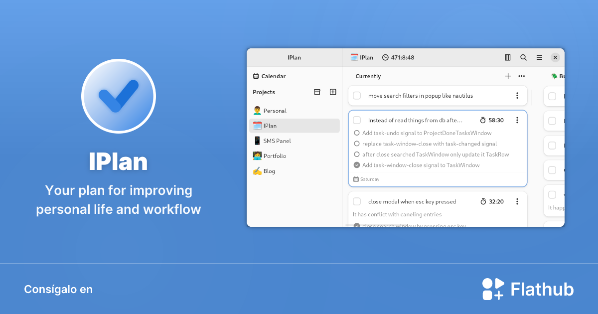 Instalar IPlan en Linux | Flathub