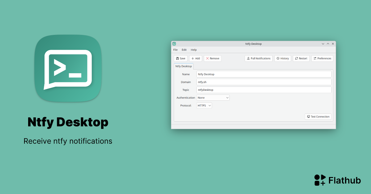 Install Ntfy Desktop on Linux | Flathub