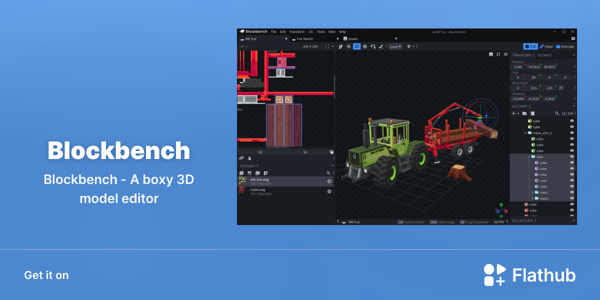 Install Blockbench on Linux | Flathub