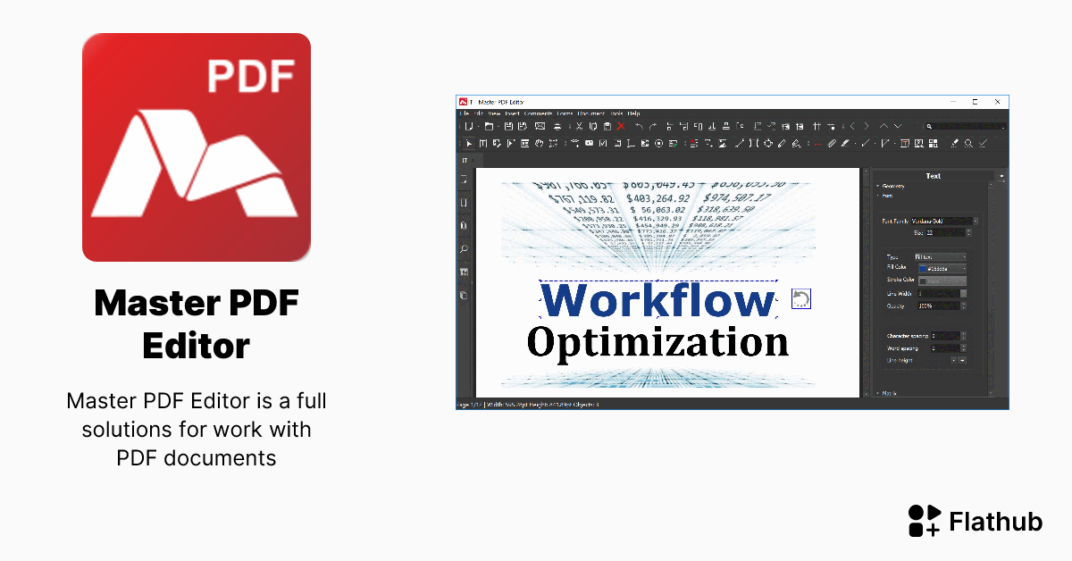 Install Master PDF Editor on Linux | Flathub