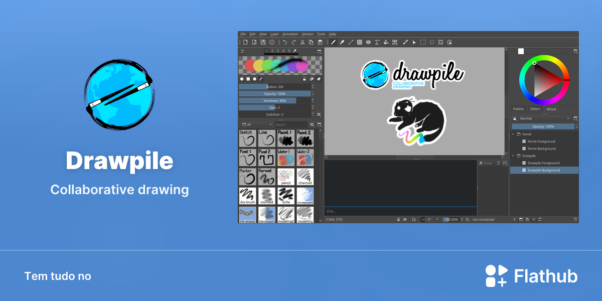 Instalar Drawpile no Linux | Flathub