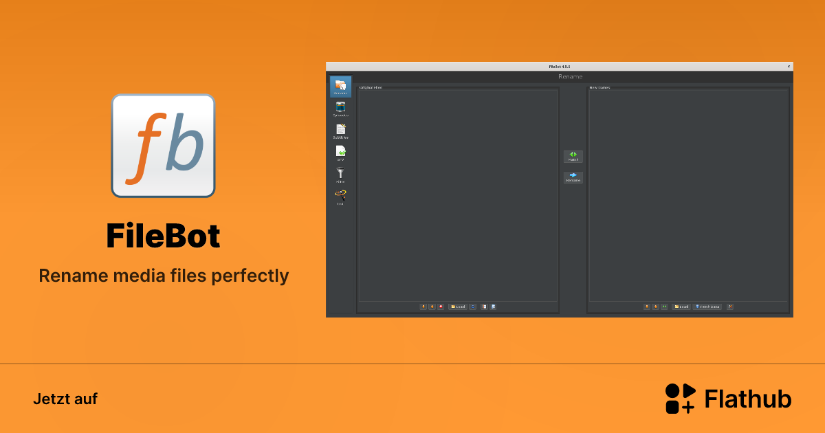 FileBot auf Linux installieren | Flathub