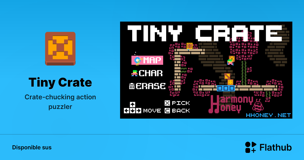 Installar Tiny Crate sus Linux | Flathub