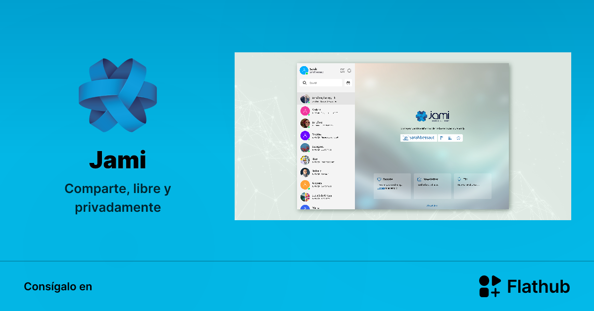 Instalar Jami en Linux | Flathub