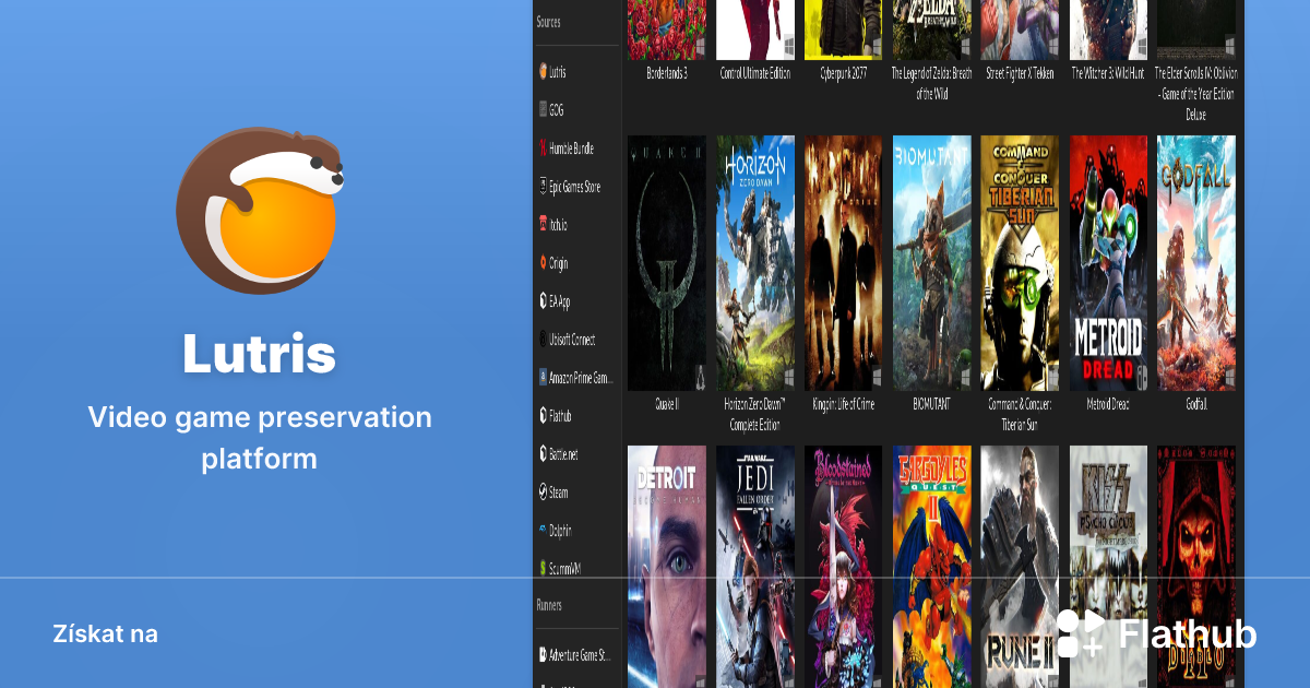 Nainstalovat Aplikaci Lutris Na Linux Flathub