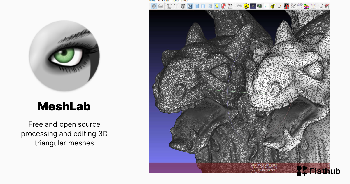Install MeshLab on Linux | Flathub