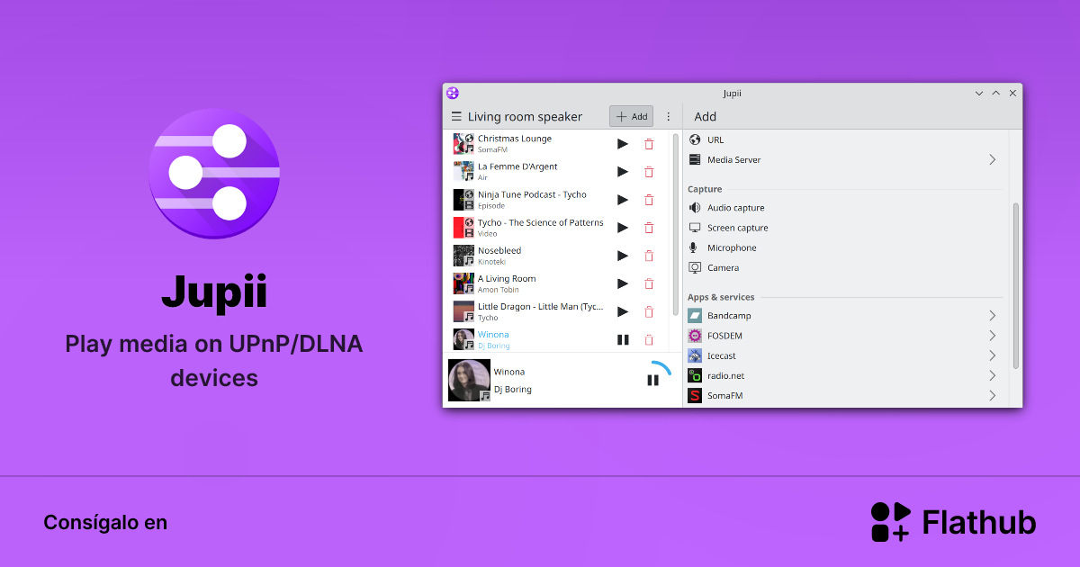 Instalar Jupii en Linux | Flathub