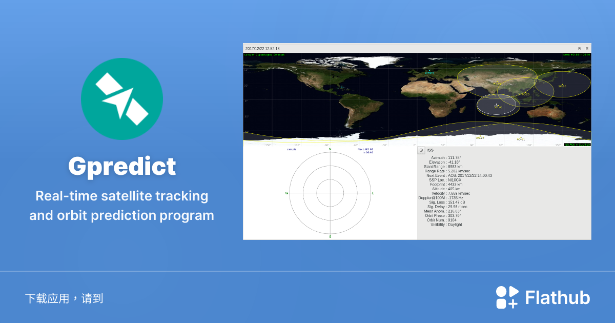 在 Linux 上安装 Gpredict | Flathub