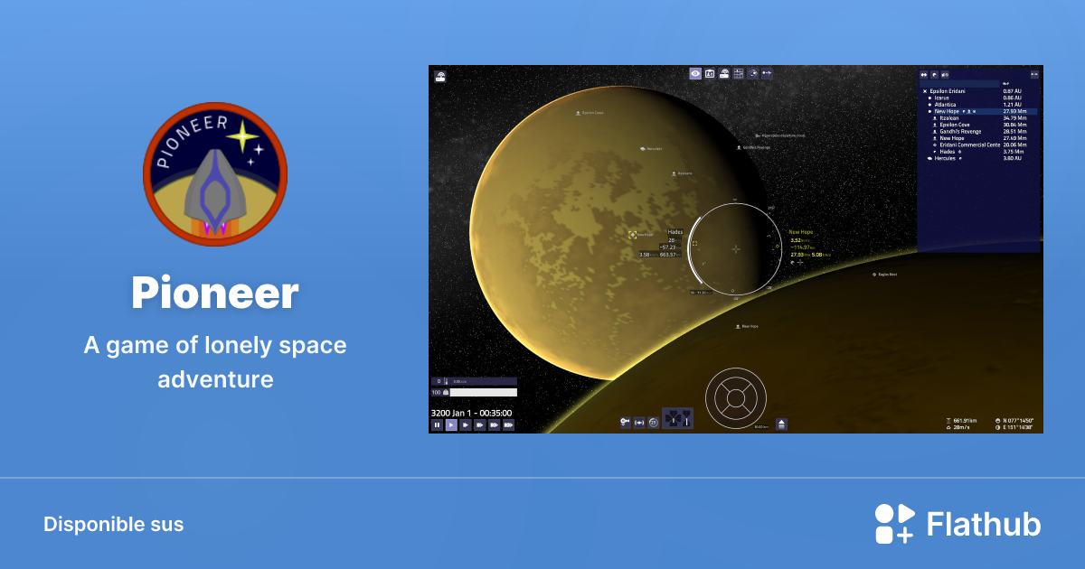 Installar Pioneer sus Linux | Flathub