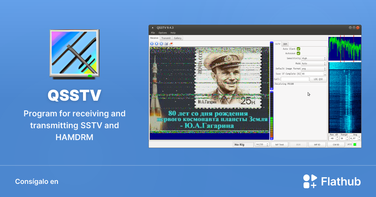 Instalar QSSTV en Linux | Flathub