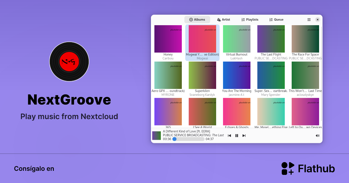 Instalar NextGroove en Linux | Flathub