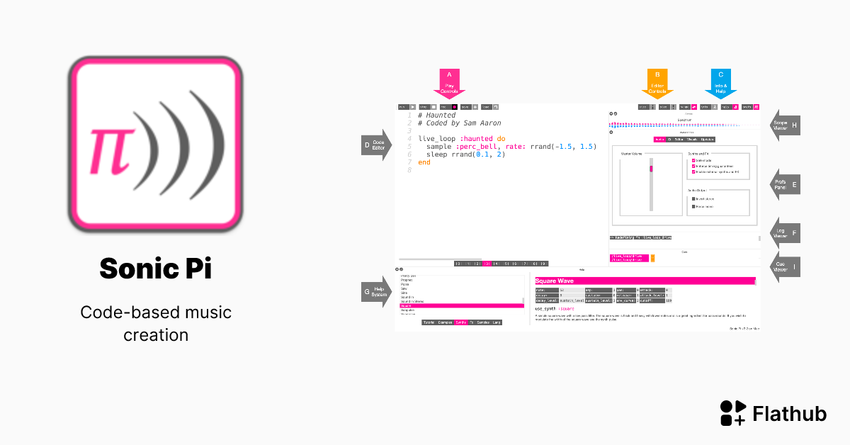 Instalar Sonic Pi en Linux | Flathub