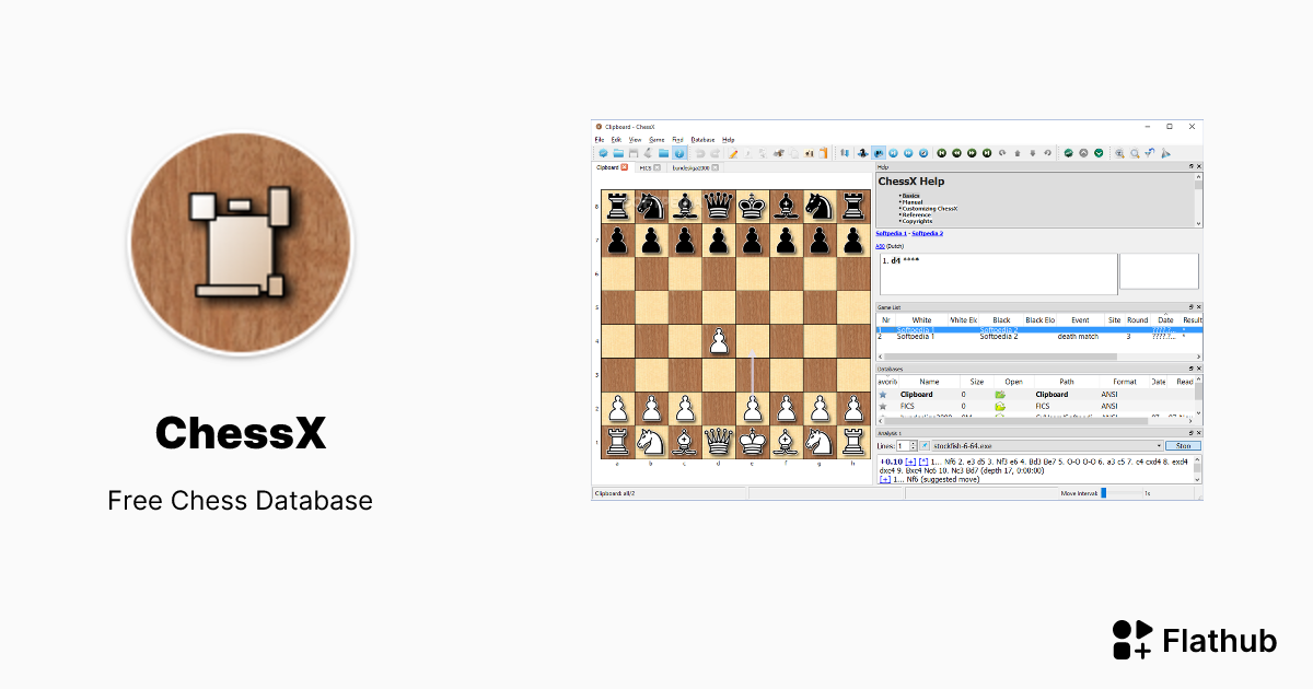 Install ChessX on Linux | Flathub