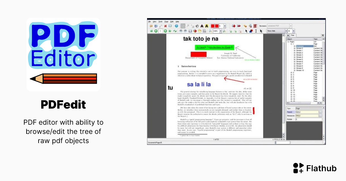 在 Linux 上安装 PDFedit | Flathub