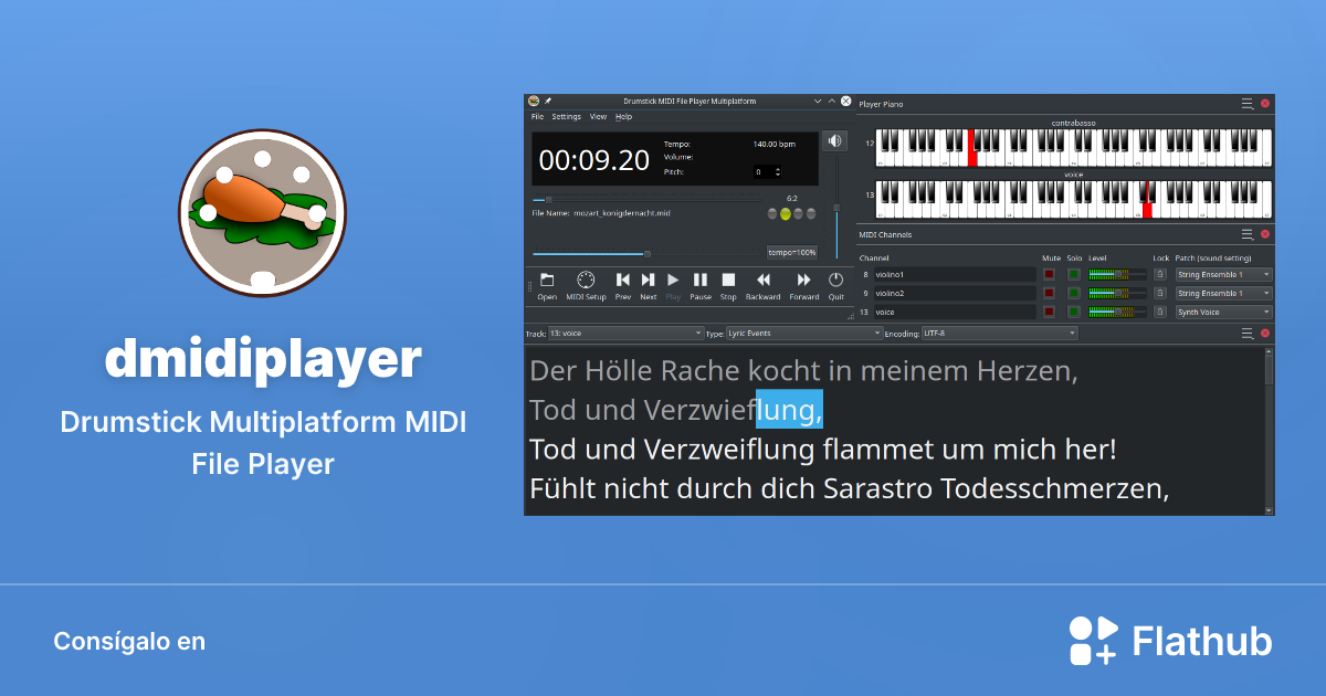 Instalar dmidiplayer en Linux | Flathub