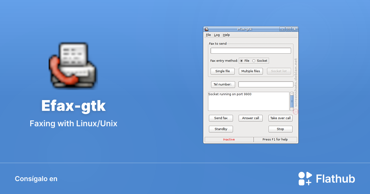 Instalar Efax-gtk en Linux | Flathub