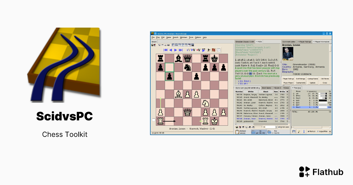 Install ScidvsPC on Linux | Flathub