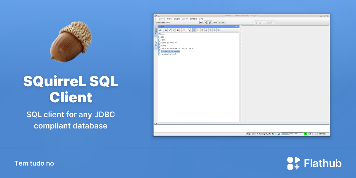 Instalar SQuirreL SQL Client no Linux | Flathub
