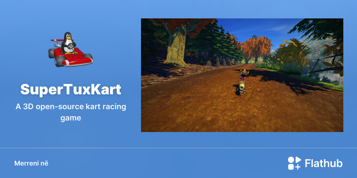 Instalojeni SuperTuxKart në Linux | Flathub