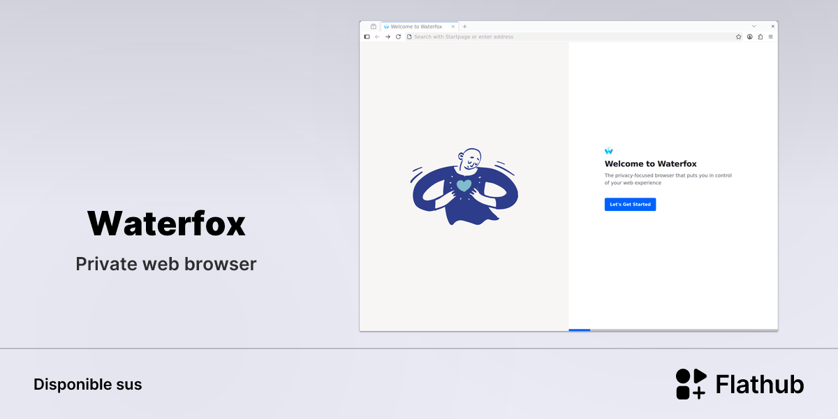 Installar Waterfox sus Linux | Flathub