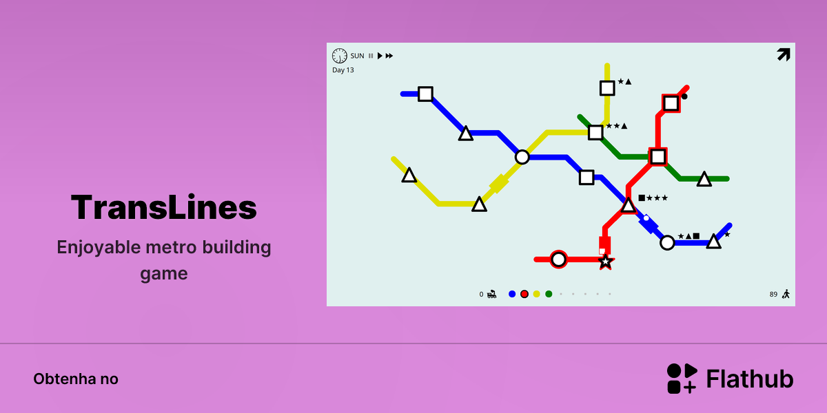 Instalar TransLines no Linux | Flathub