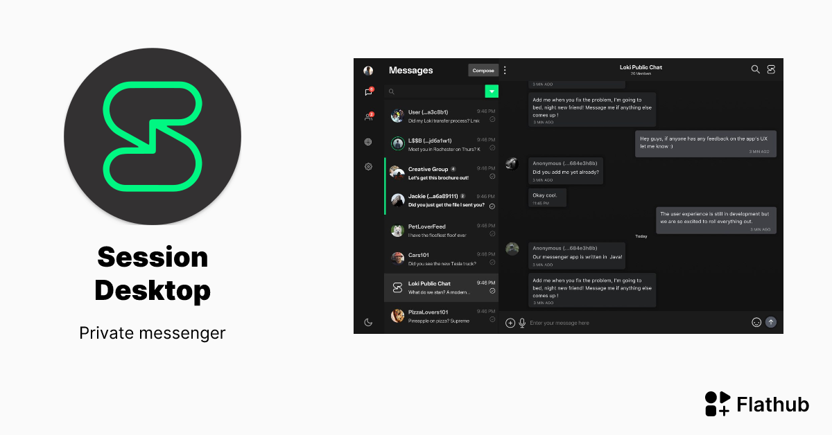 Session DesktopをLinuxにインストール | Flathub