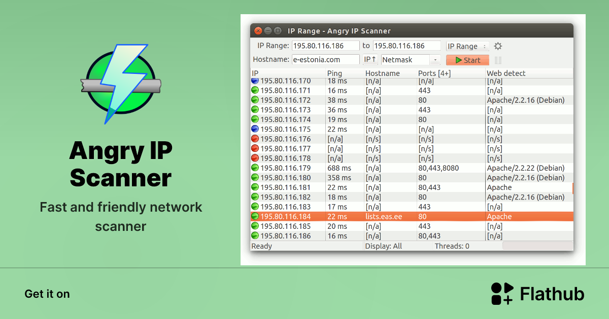 نزّل Angry IP Scanner على لينكس | فلاتهب