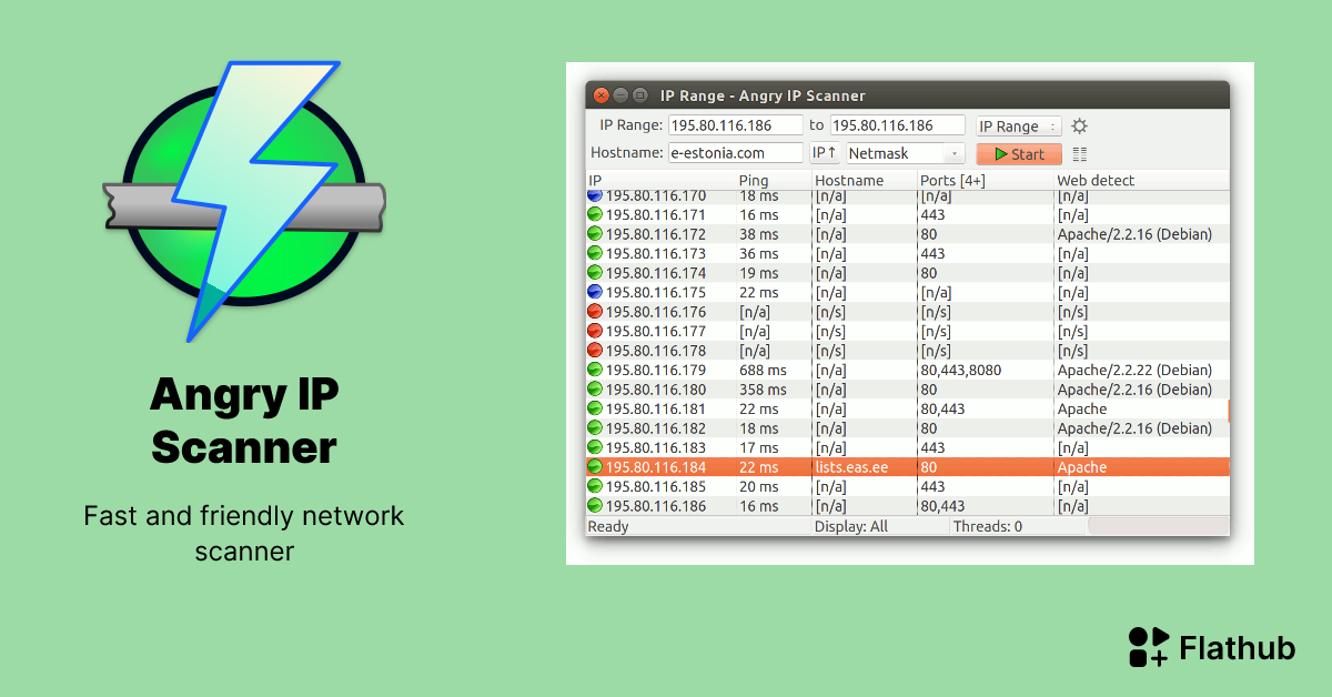Install Angry IP Scanner on Linux | Flathub