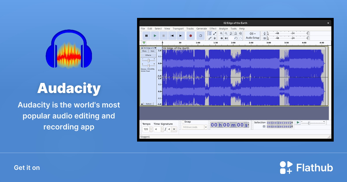 نزّل Audacity على لينكس | فلاتهب