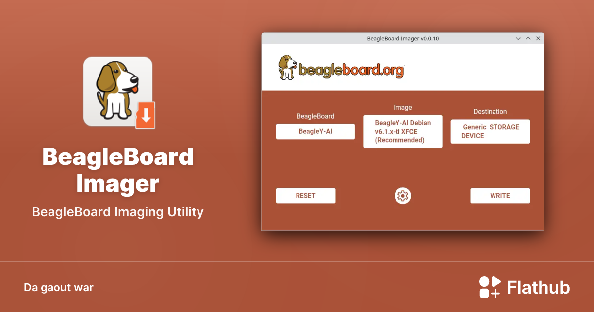 Install BeagleBoard Imager on Linux | Flathub