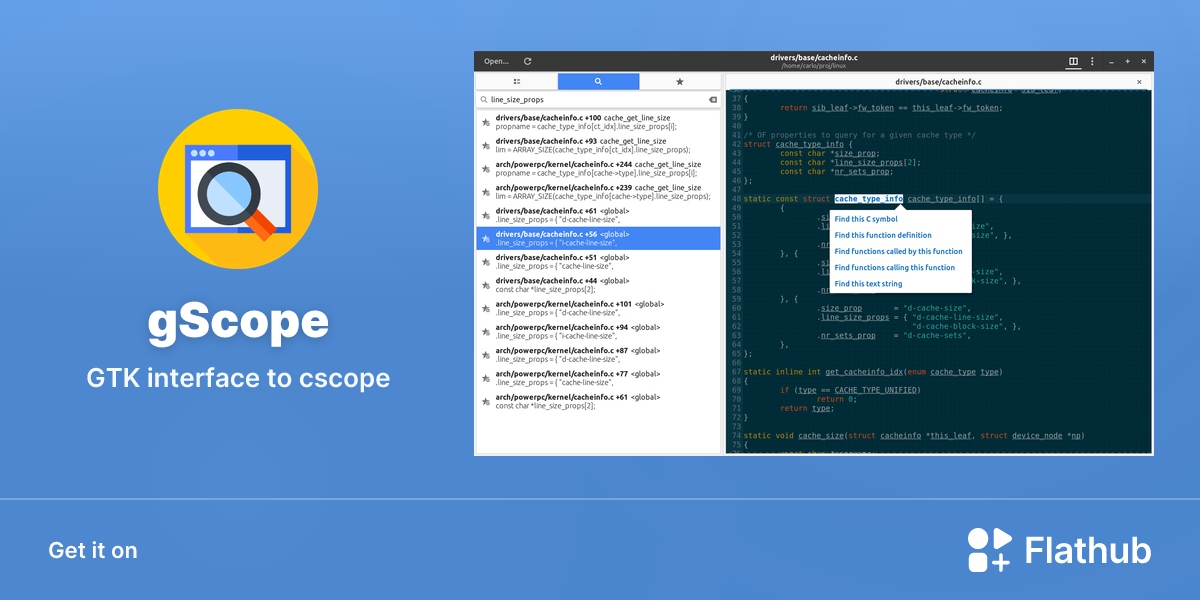 Install gScope on Linux | Flathub